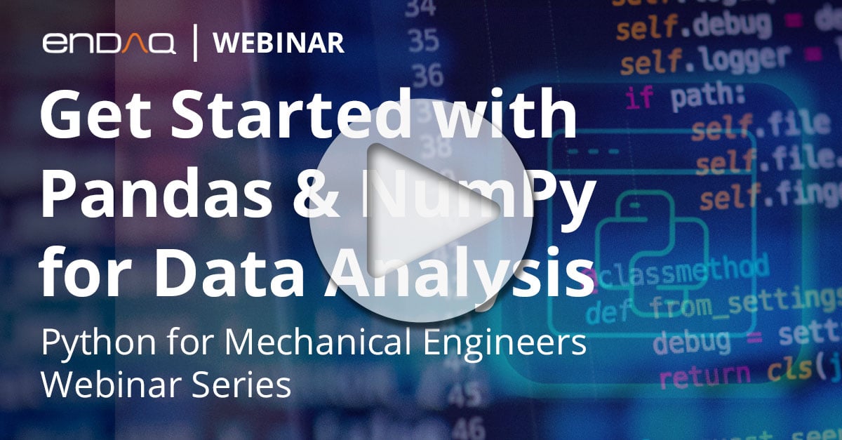 Python for Mechanical Engineers Webinar Series